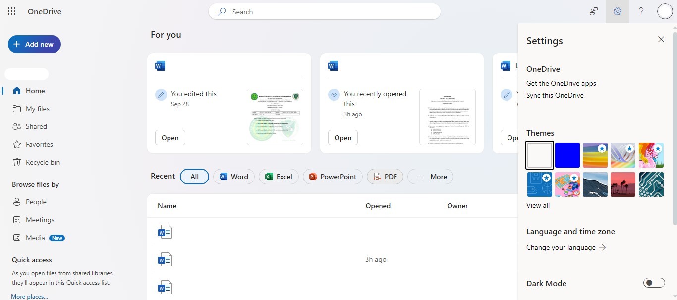 How do I switch the latest updated version of OneDrive to the classic ...