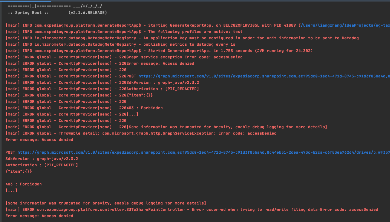 Microsoft Graph Service Exception Error Code Accessdenied With Site
