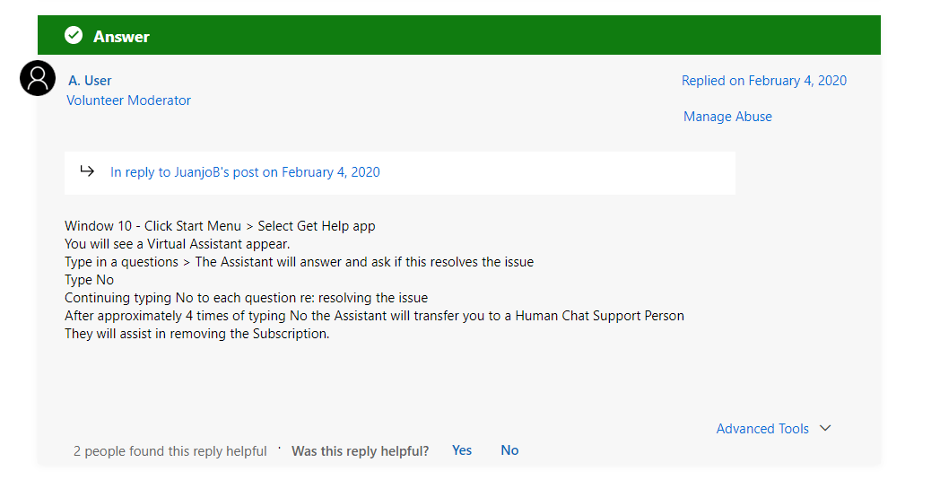 How to cancel Pocket Msn subscription? - Microsoft Q&A
