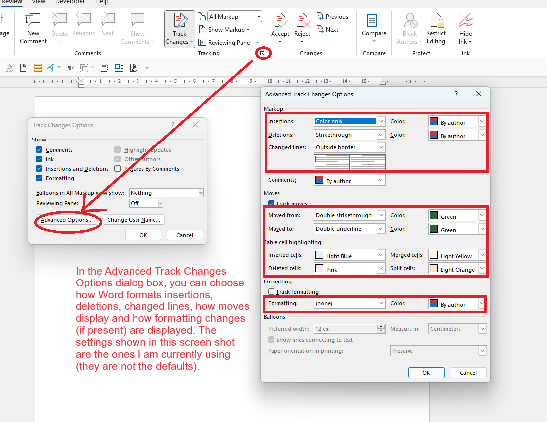 Word; Review; Show Formatting - Microsoft Q&A