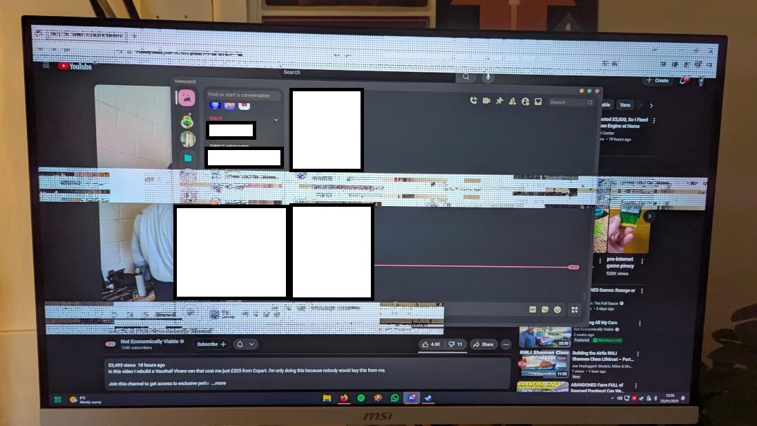 Windows 11 24H2 causing apps to hang/tear (half of the screen, or less ...