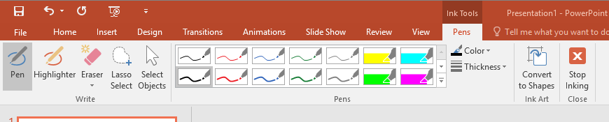 PowerPoint Pen Width in Presentation Mode - Microsoft Q&A