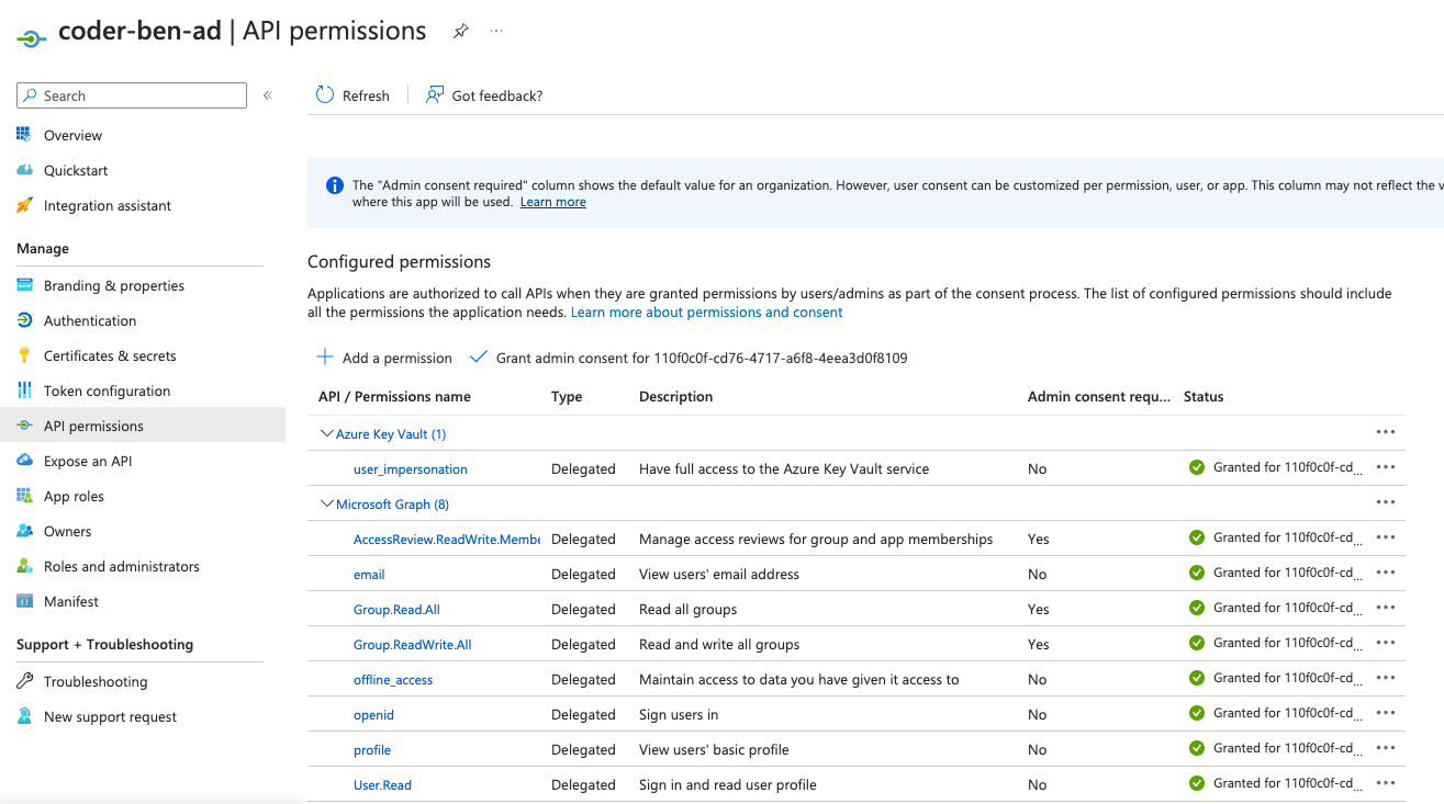 Use multiple APIs (e.g. Graph API, Key Vault) with Azure AD OIDC Application - Microsoft Q&A