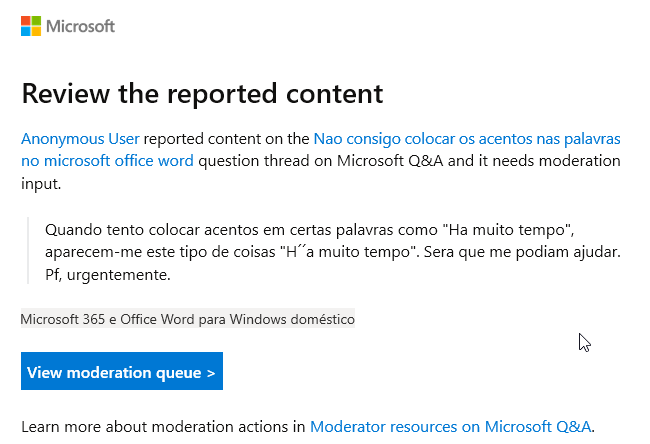 Contacting Lead Moderators - Microsoft Q&A