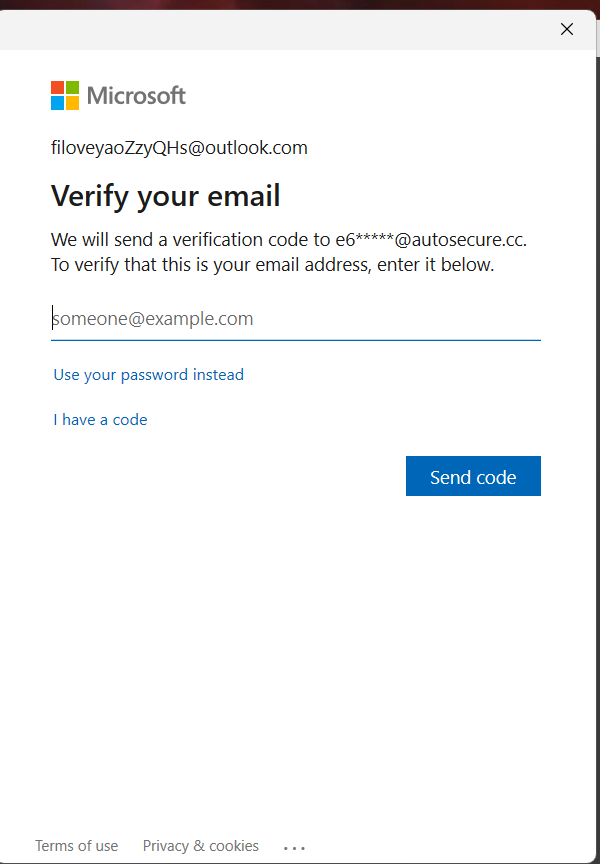 Forgot password. - Microsoft Q&A