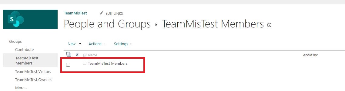 SPO Modern Team Site: Change Members from Edit to Contribute (edit ...