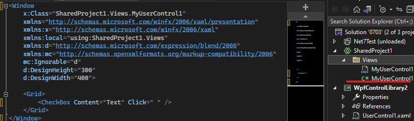WPF event (click) handler won't add the code behind to the class and ... WPF event (click) handler won't add the code behind to the class and ...