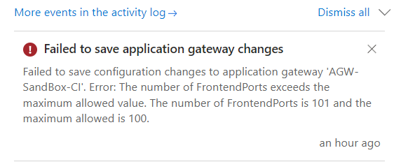 application gateway - Microsoft Q&A