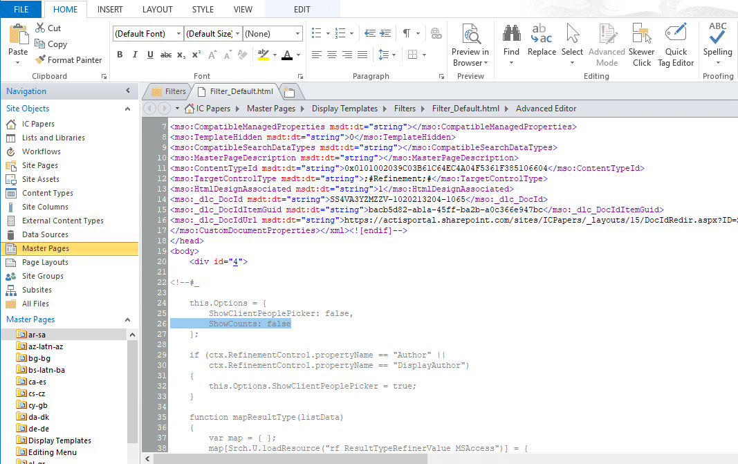SharePoint 365 Search Display Results Total - Microsoft Q&A