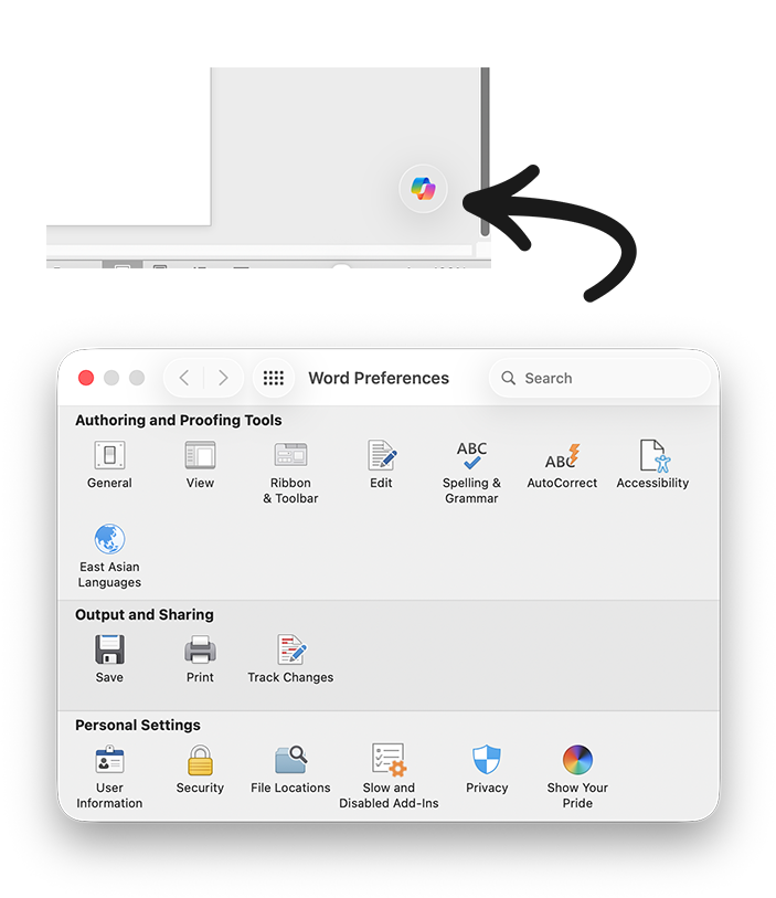 How to remove Copilot from Word in Office Home & Business 2024 ...