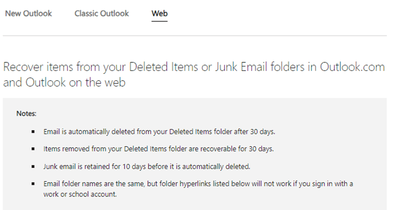 My Deleted Items folder in Outlook will not empty, even after 30 days ...