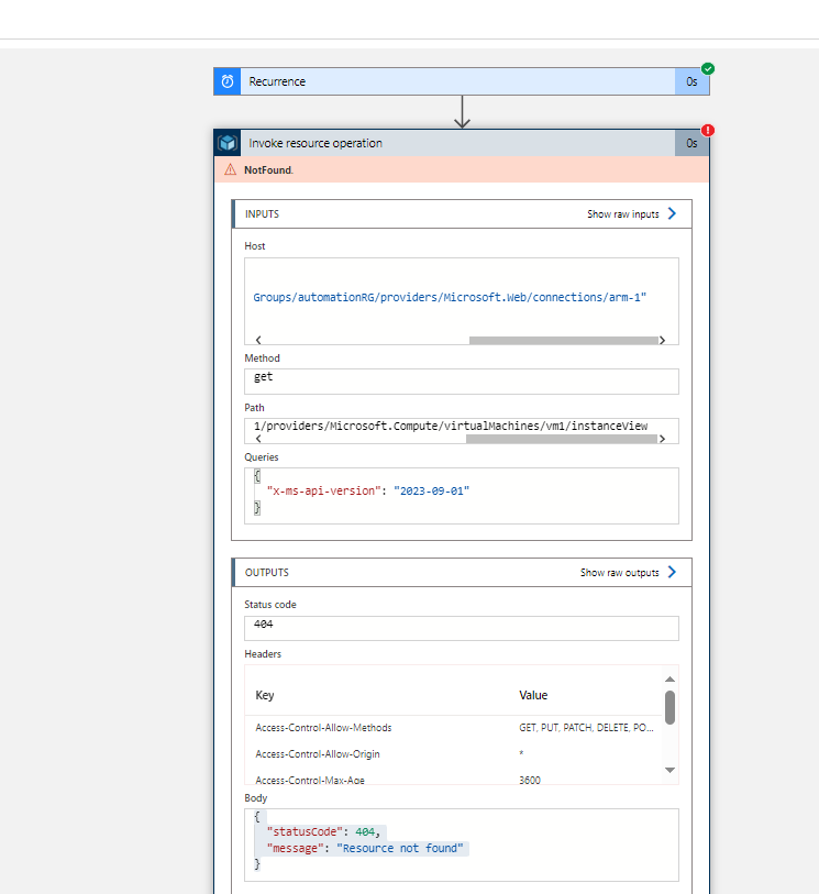Invoke resource operation - not working for instanceView - Microsoft Q&A