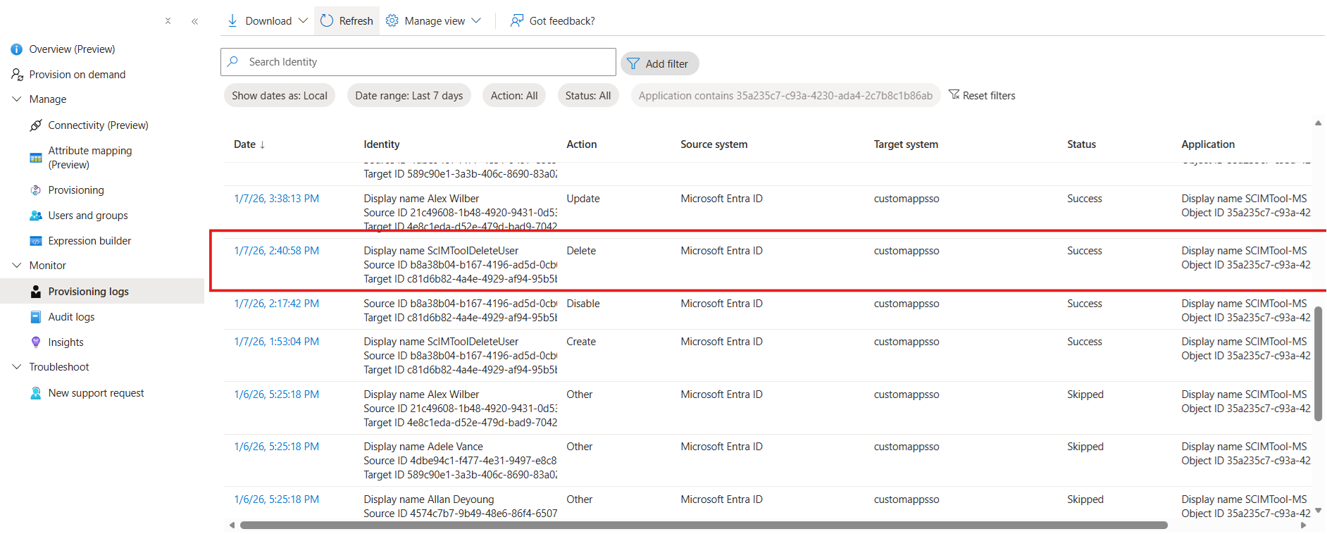 Free EntraID - SCIM Deleting Users - Microsoft Q&A