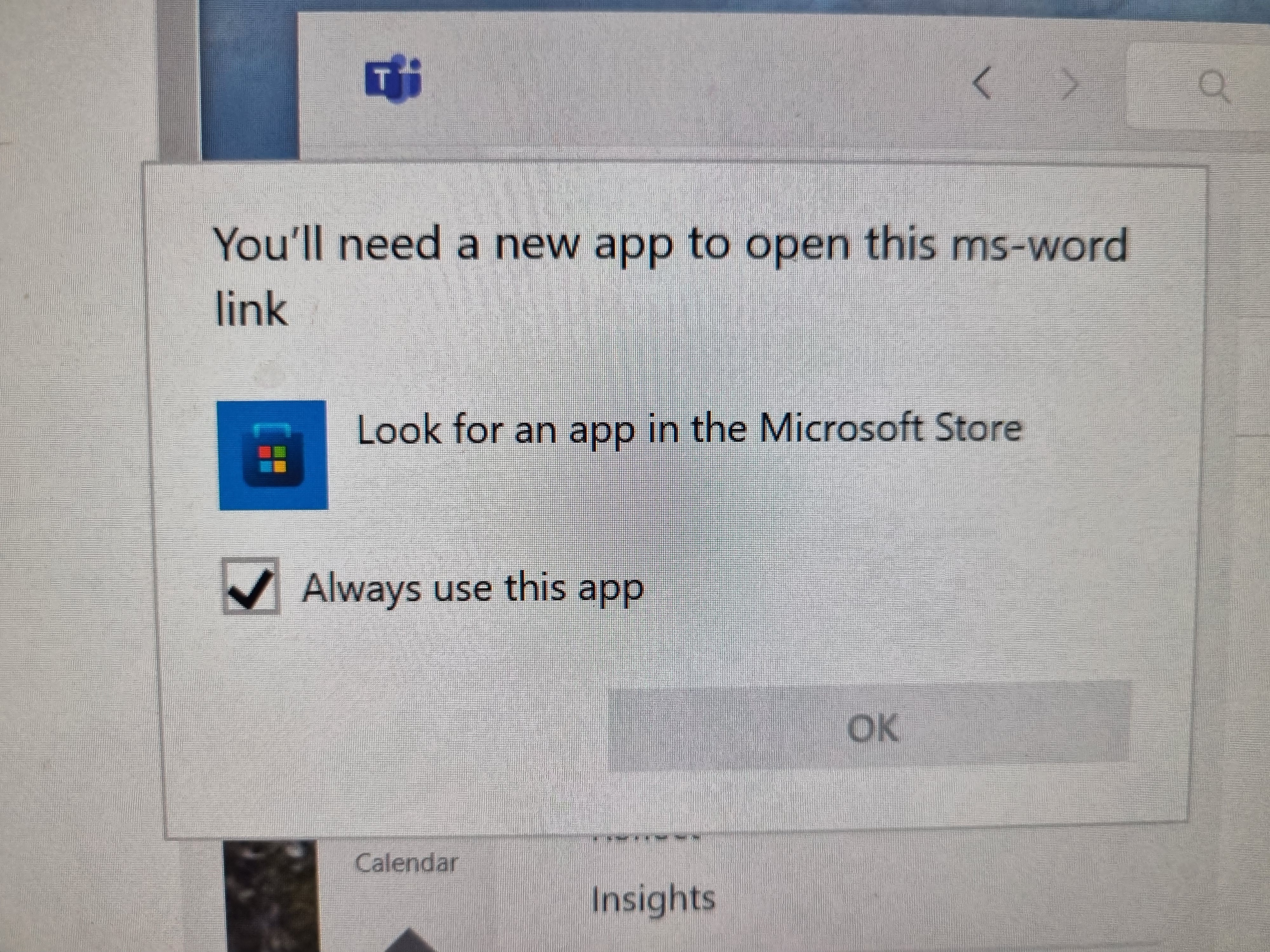 Can't open from desktop app in Teams - Microsoft Q&A