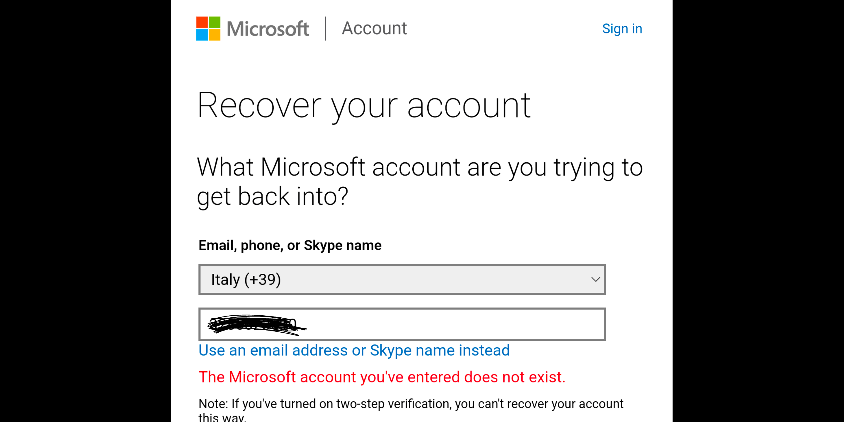 Managing aliases on Microsoft account / Adding a phone number as an ...