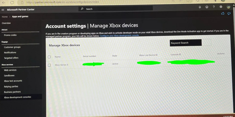 I can't activate developer mode on my Xbox Series X - Microsoft Q&A