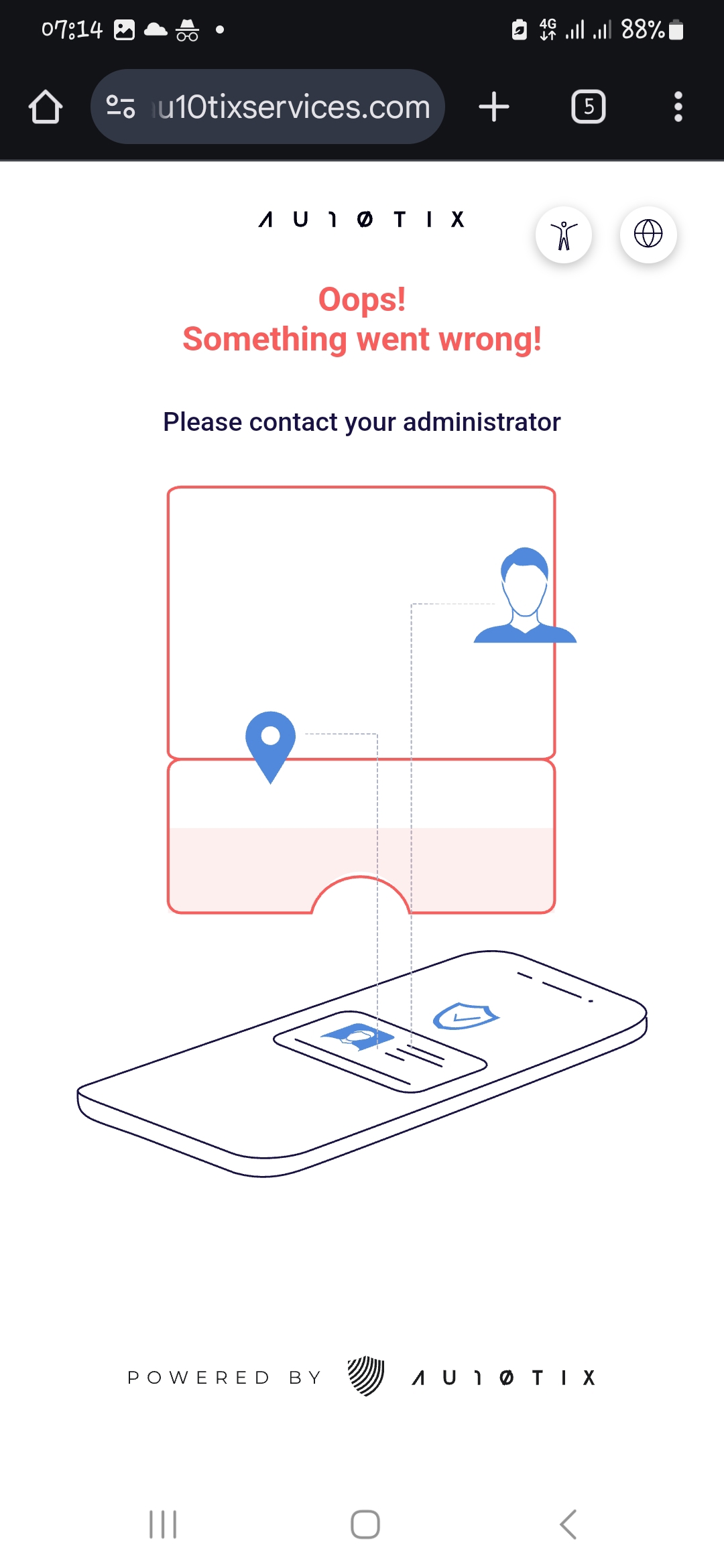 Au10tix Identity Verification Fails with this error 'Oops! Something Went Wrong!' - Microsoft Q&A