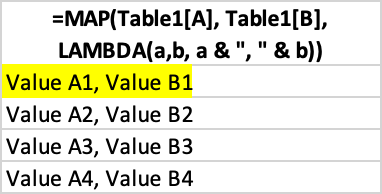 Limitation of MAP() function - Microsoft Q&A