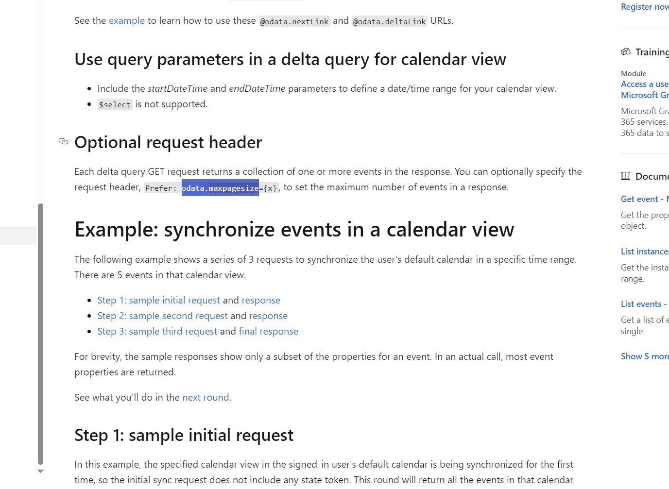 Issue With Retrieving All The Recurring Events When Using Delta Queries In Microsoft Graph