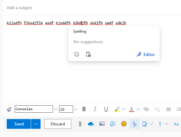 How to disable "Editor" in Outlook.com in browser and revert to browser ...