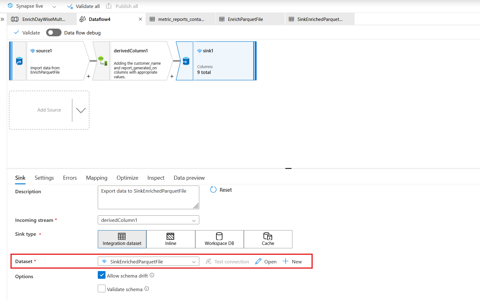 Synapse Mapping Data Flow Sink creates unexpected empty 0-byte files ...