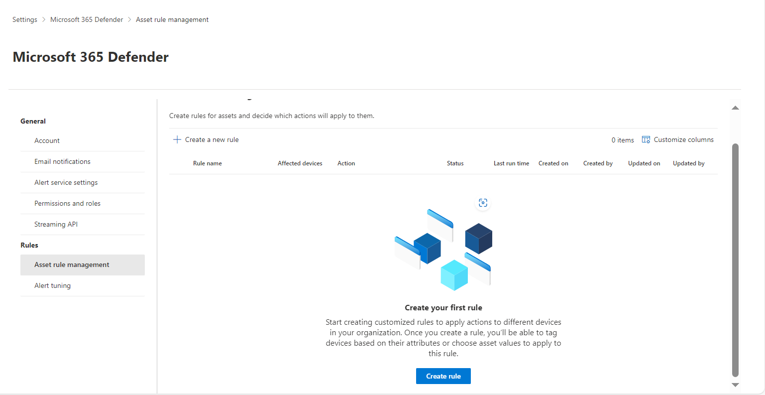 What are the use cases of Asset Rules management & Alert tuning in M365 ...