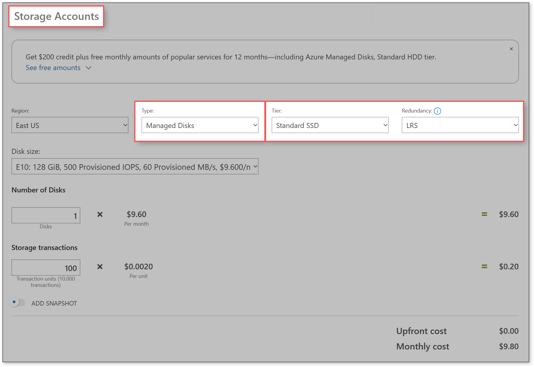 Help with Pricing Calculator for Managed Image - Microsoft Q&A