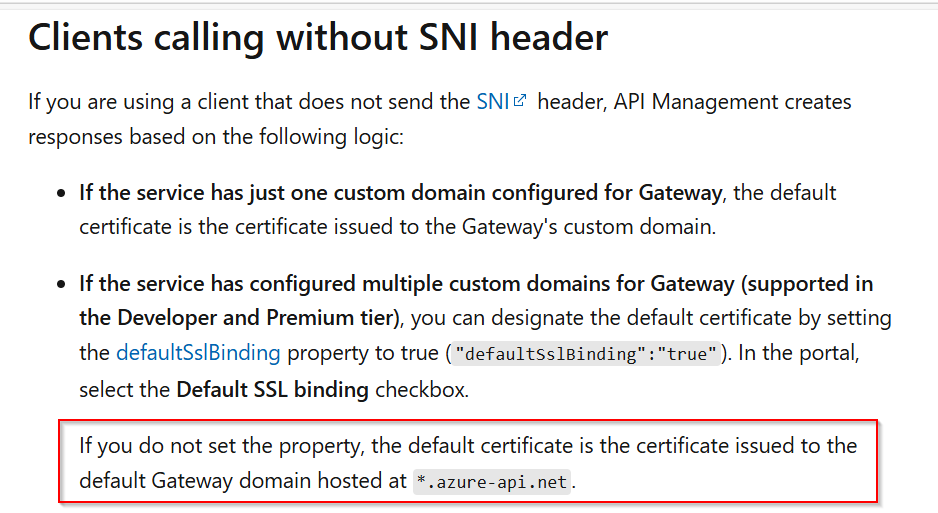 API Management Developer Portal - Not using custom domain for endpoints - Microsoft Q&A