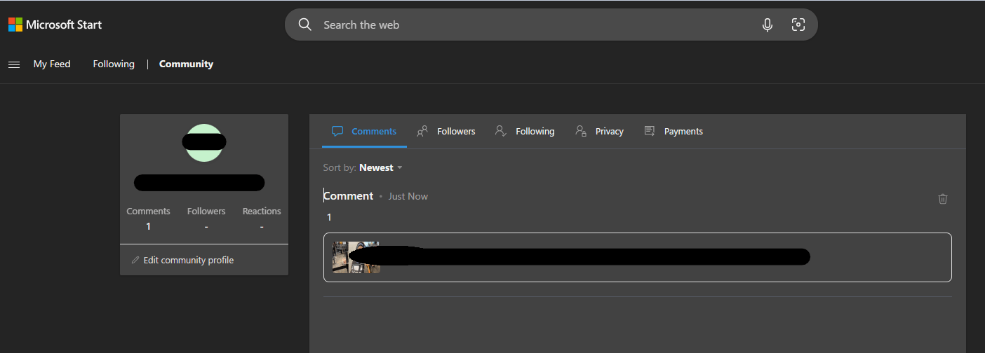 How to make your MSN Community Profile Private. Have done all it says ...
