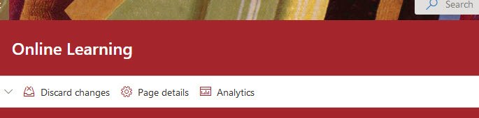 Sharepoint Navigation bar disappeared (communication site) - Microsoft Q&A