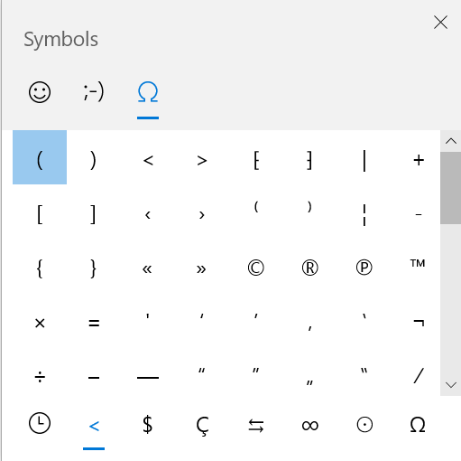 How to add kaomoji using touch-keyboard (windows 10)? - Microsoft Q&A