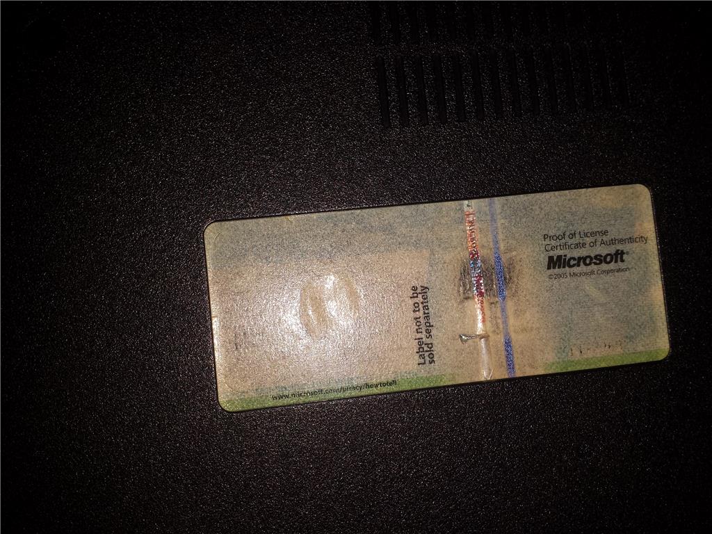 No Windows CD and Product Key Label - Microsoft Q&A