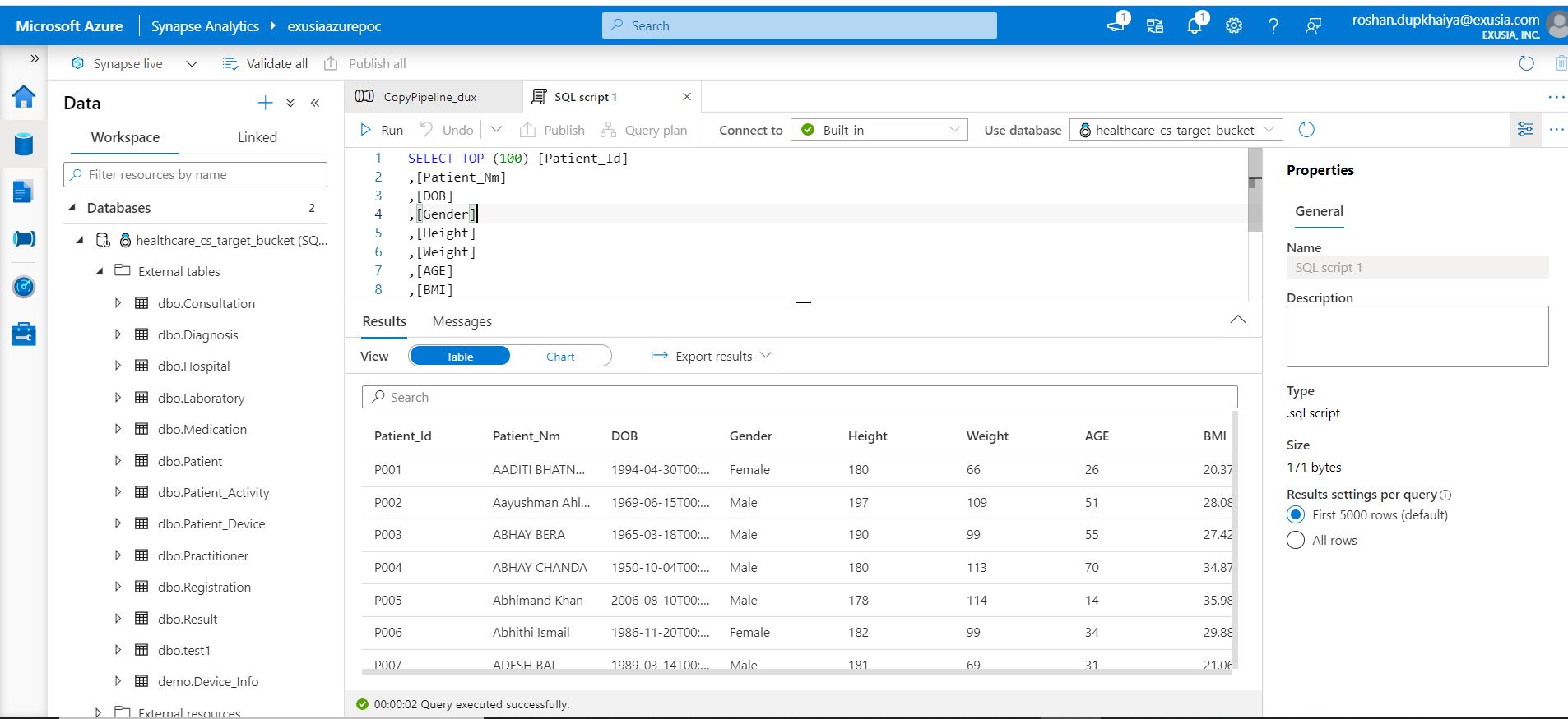 Azure Synapse Analytics Connectivity With Tableau Microsoft Qanda