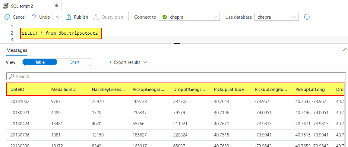 How To Copy Data From Synapse Database By Skipping Some Coloumns Using
