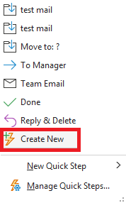 Outlook's "Move to" action shows recently moved folders - but not the ...