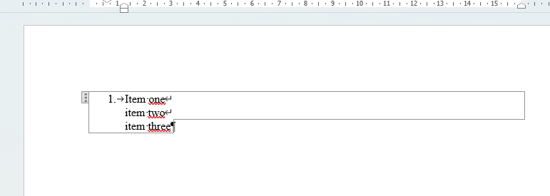 How do you enable users to create a bulleted list in a Word plain text ...