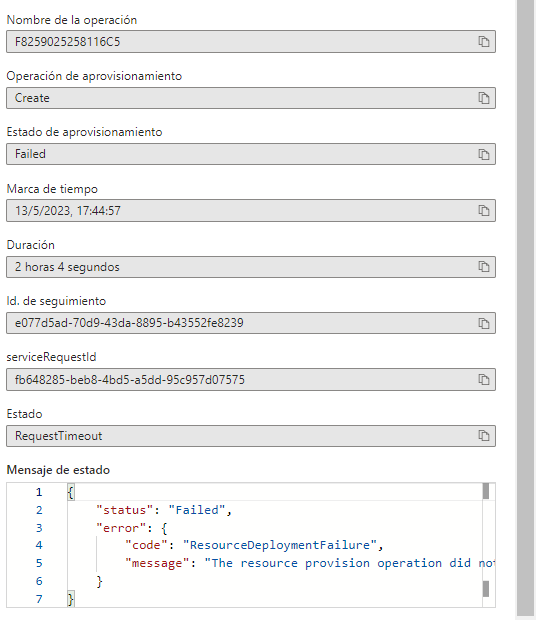 Error al realizar la implementación en Container Insights - Microsoft Q&A