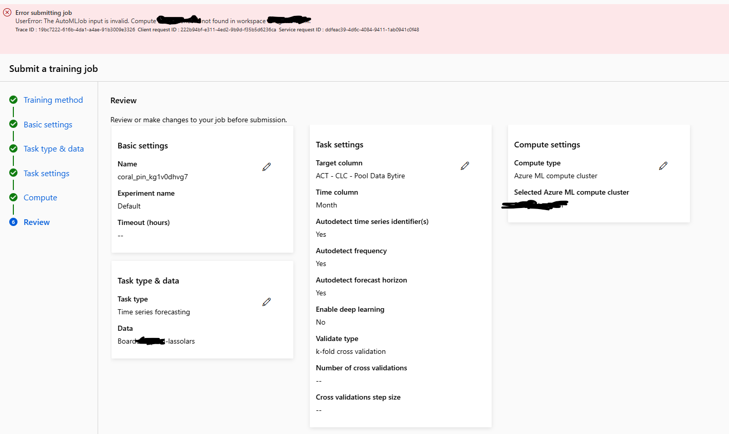 why compute cluster is not found in workspace - Microsoft Q&A why compute cluster is not found in workspace - Microsoft Q&A