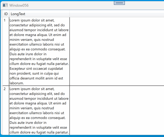WinUI DataGrid (CommunityToolkit.WinUI.UI.Controls) - Resize of height ... WinUI DataGrid (CommunityToolkit.WinUI.UI.Controls) - Resize of height ...