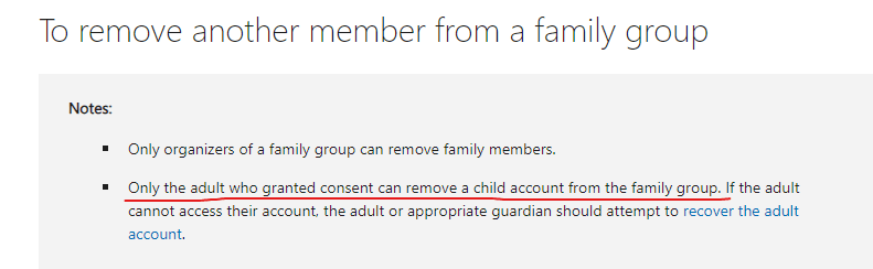 Family Safety: I cannot remove my child from the family group ...