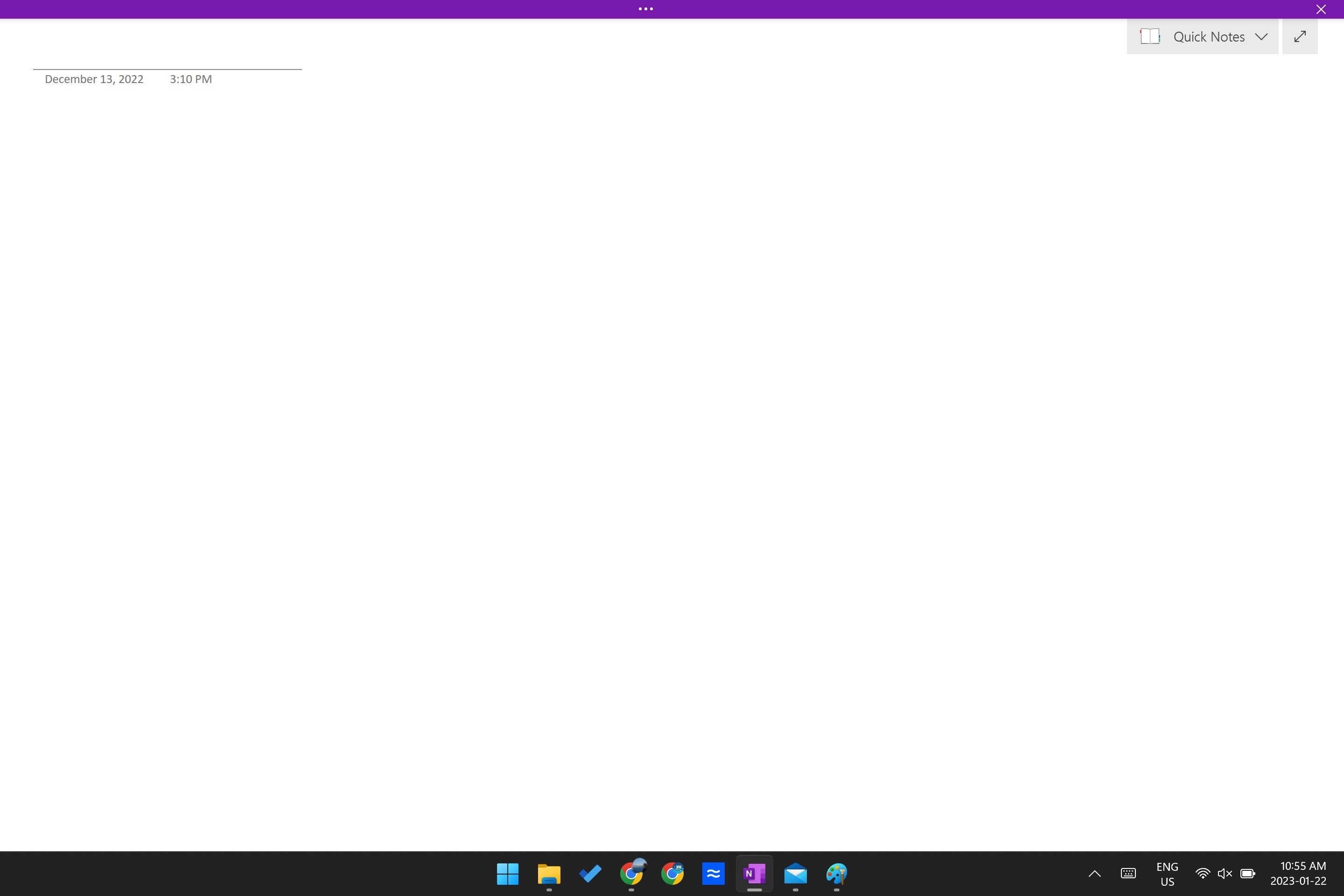 OneNote floating pen toolbar missing in Full Screen mode, but I have ...