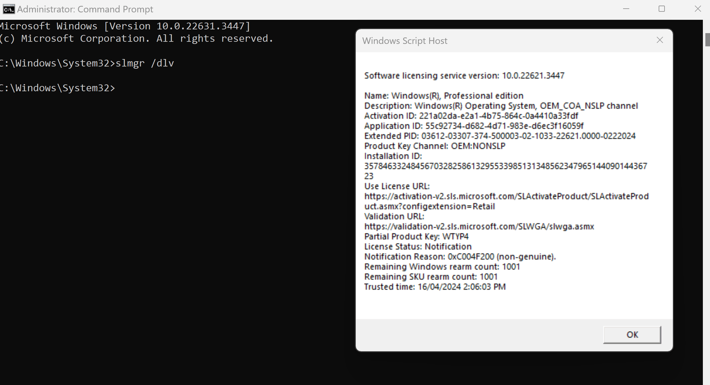 Unable to activate Windows 11 Enterprise error code:0xc004c003 ...