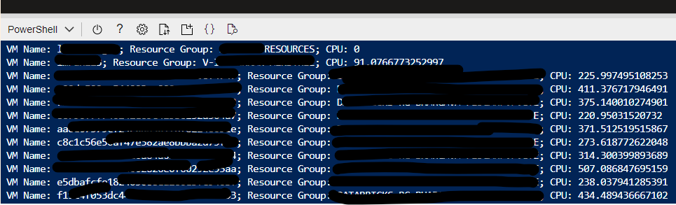 CPU usage report of the virtual machines - Microsoft Q&A