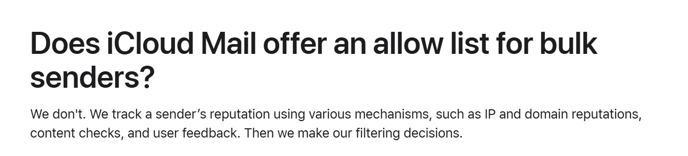 Microsoft 365 emails to icloud.com are bouncing back - Microsoft Q&A