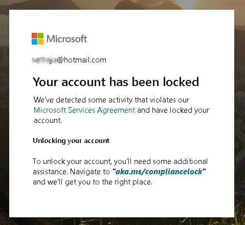 I am blocked from my hotmail - Microsoft Q&A