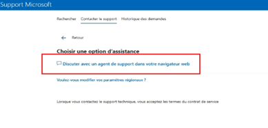 Contacter le support - Microsoft Q&A