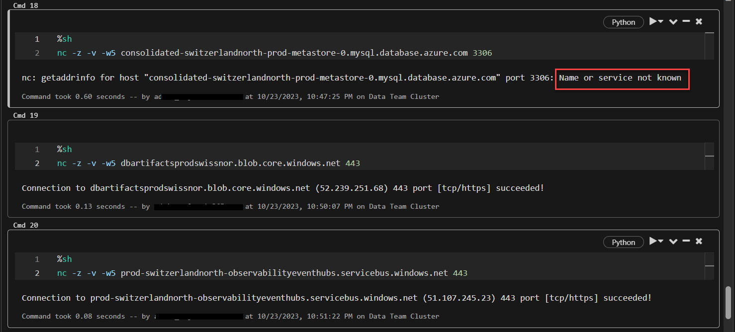 Databricks Metastore Is Down Microsoft Qanda