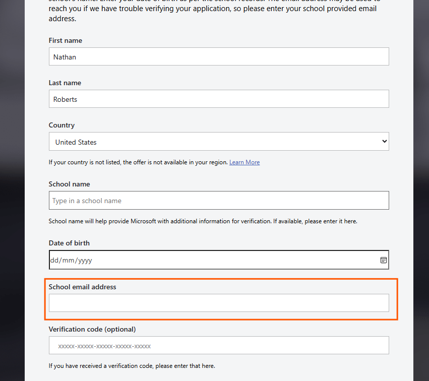verify im a student - Microsoft Q&A