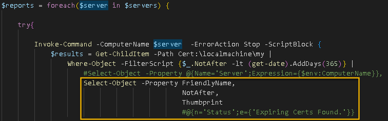How to organize Get-ChildItem properties into a formatted HTML table? - Microsoft Q&A