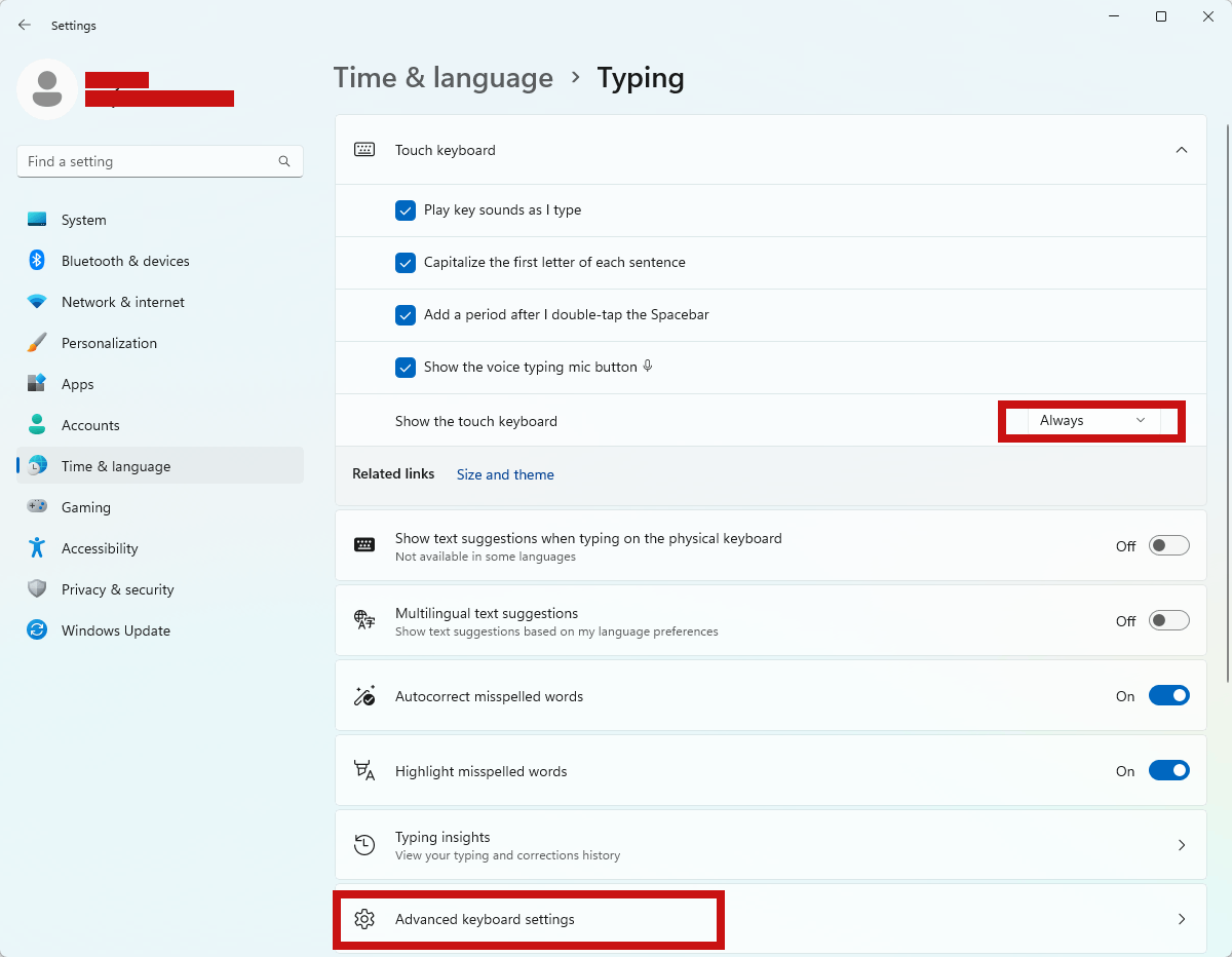 Windows 11 ON SCREEN CHINESE TRADITIONAL BOPOMOFO KEYBOARD can not show ...